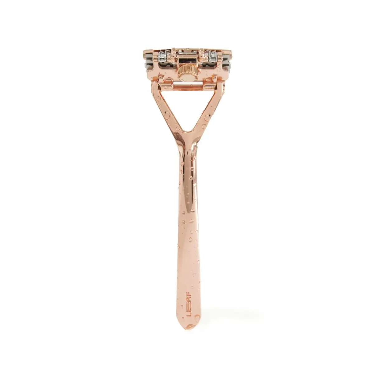 Leaf razor - Rose Gold - med bøjeligt razor hoved