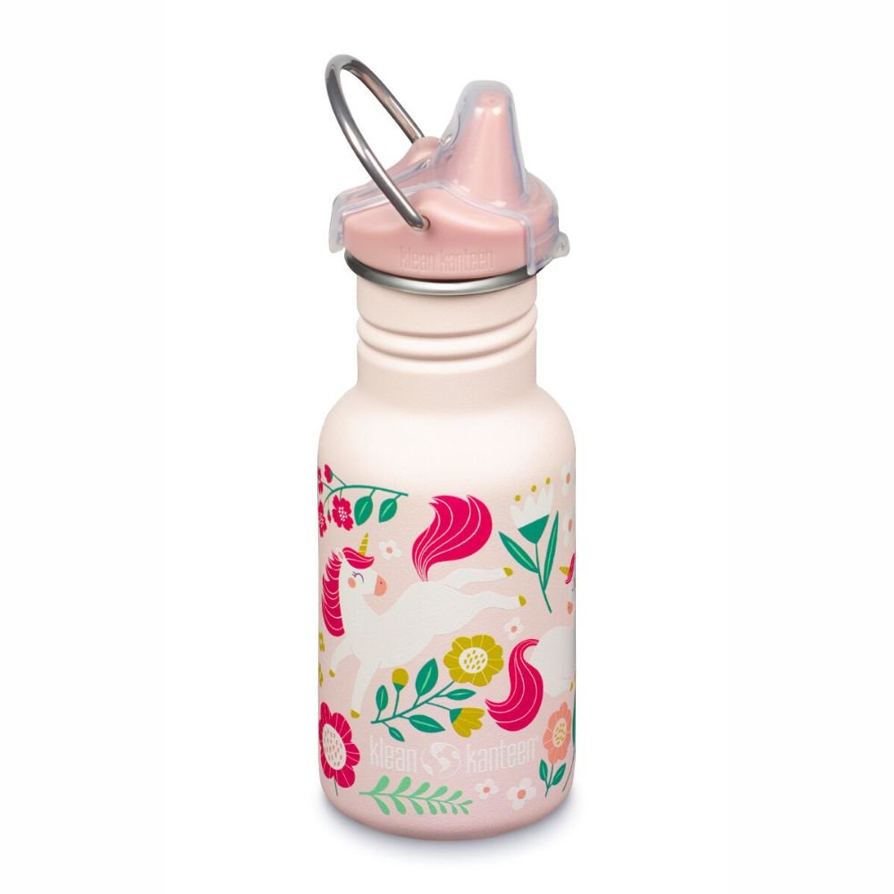 Klean Kanteen drikkedunk med Sippy Cap - Leaping Unicorns